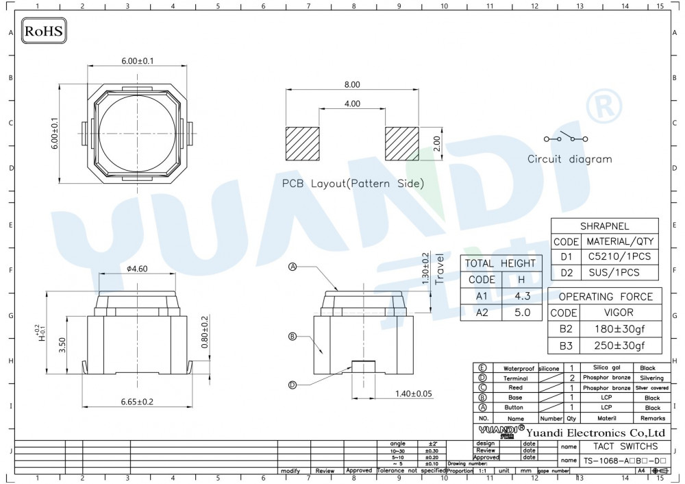 TS-1068-A2B3-D1 technical document page
