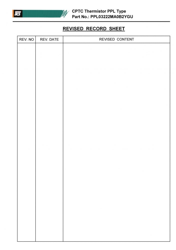 PPL03222MA0B2YGU datasheet page 2