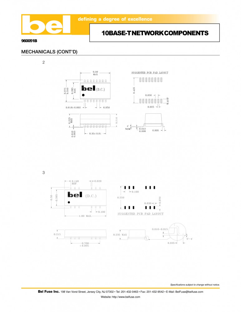 Bel Fuse document page 2