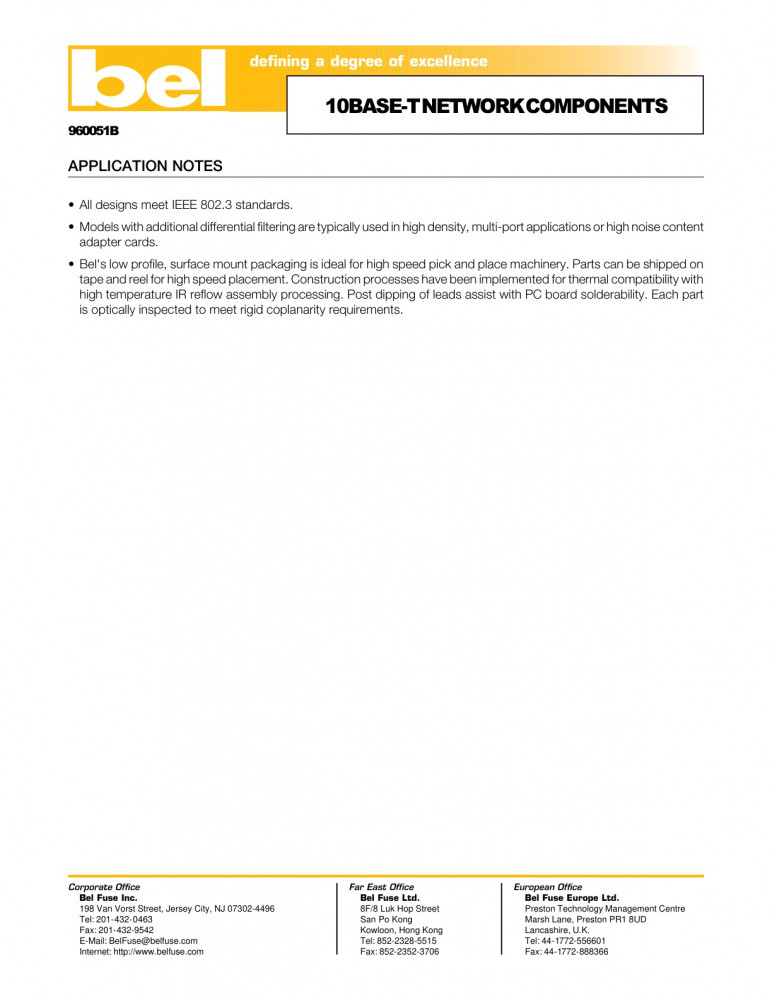 Bel Fuse document page 4
