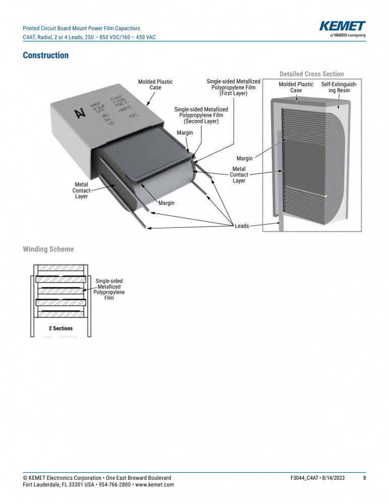 KEMET C4AT datasheet page 8
