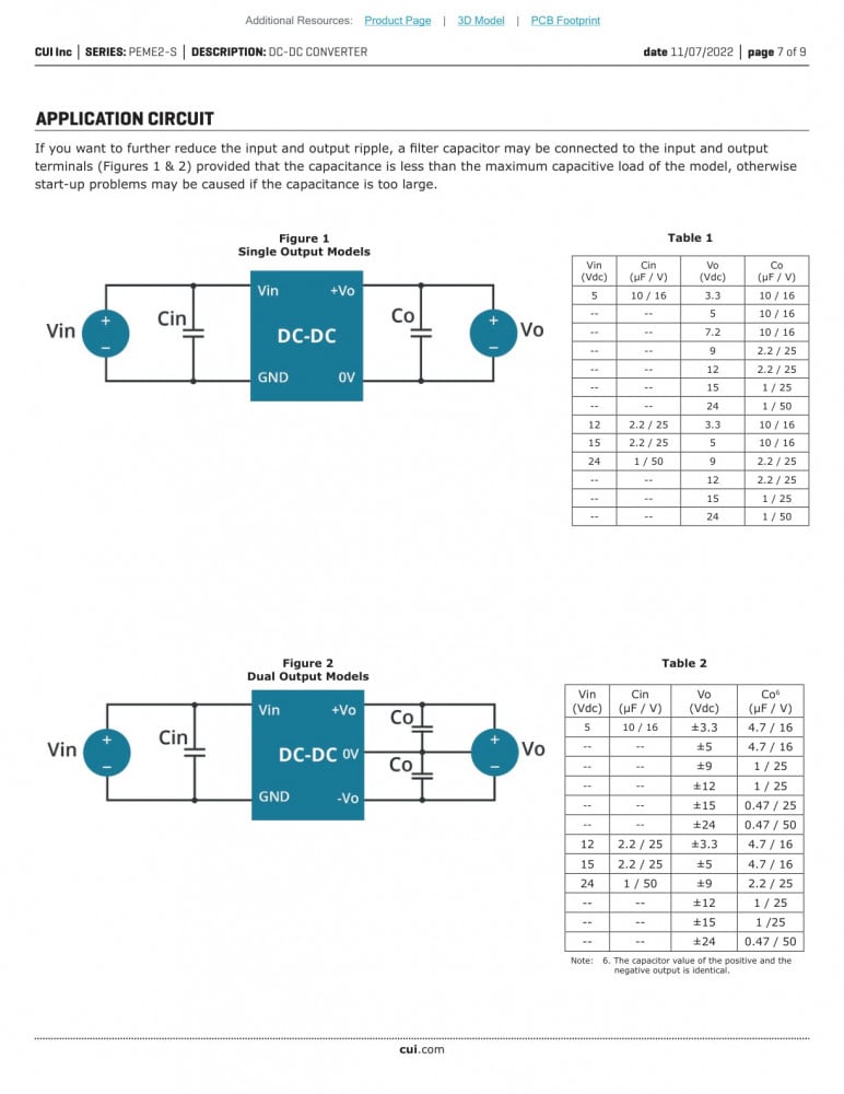 CUI PEME2-S datasheet page 7