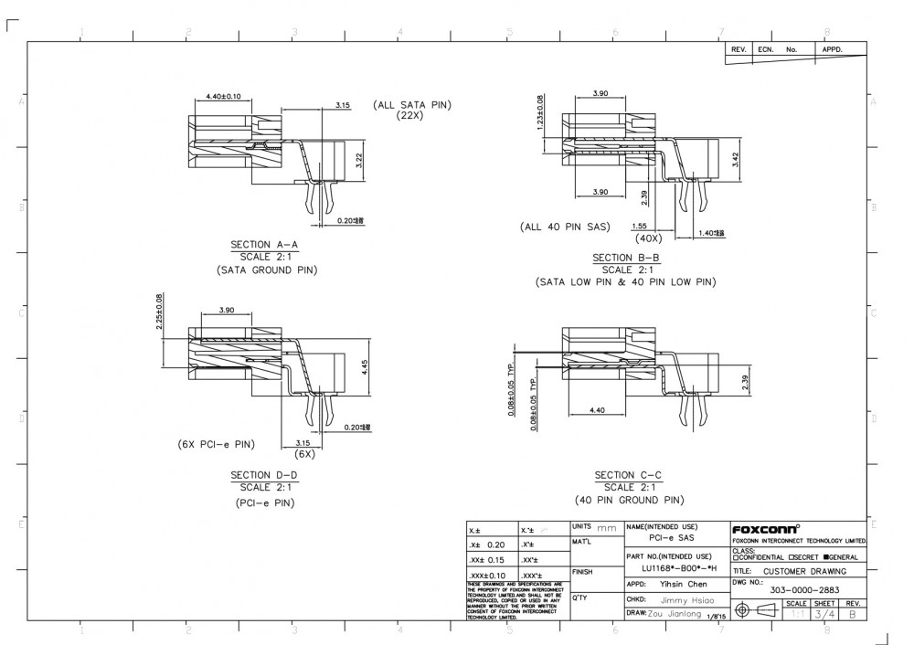 LU11683-B007-9H technical drawing page 3