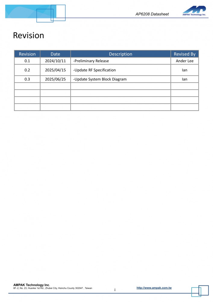 AP6208 datasheet page 3