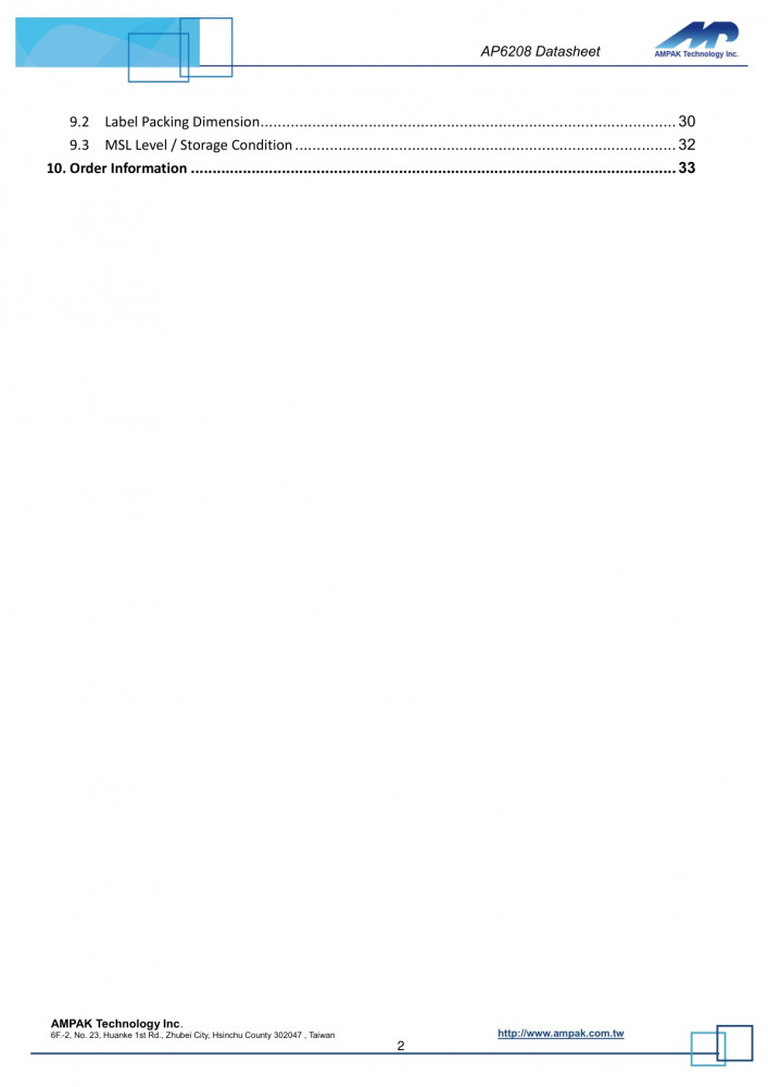 AP6208 datasheet page 5