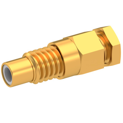 SMC / STRAIGHT PLUG FEMALE SOLDER CLAMP FOR .085''/50 SR GOLD