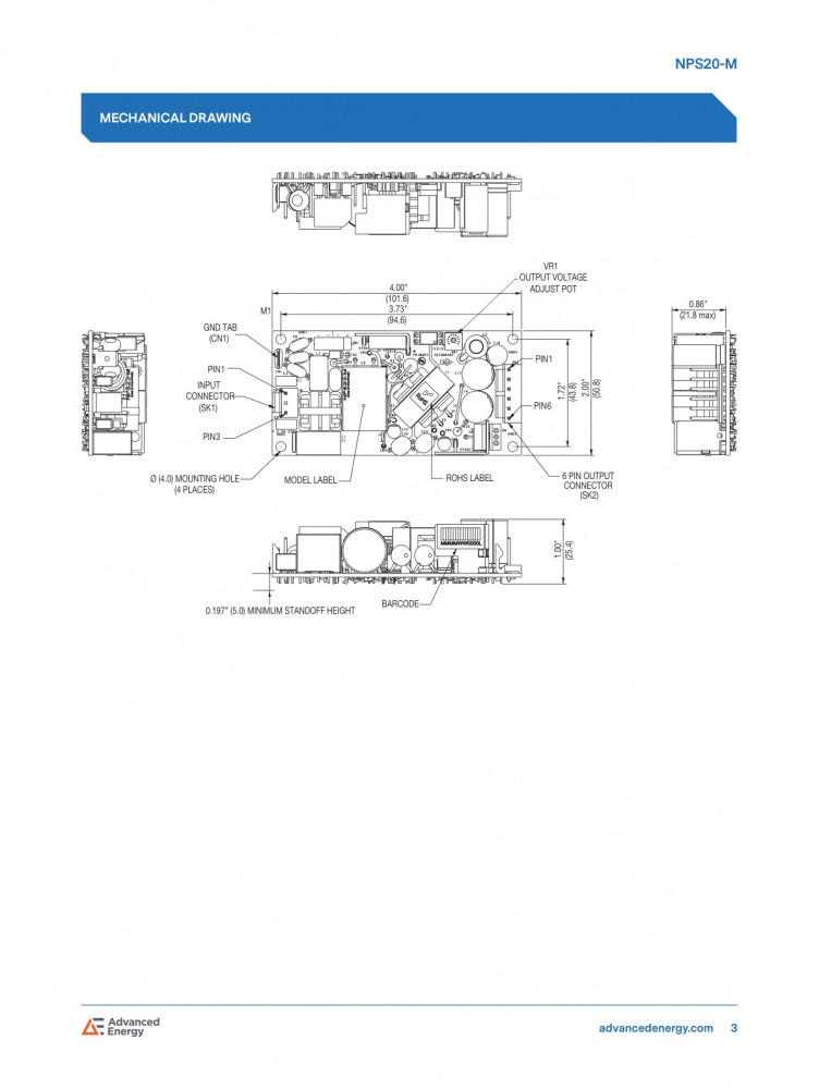 NPS20-M series document page 3