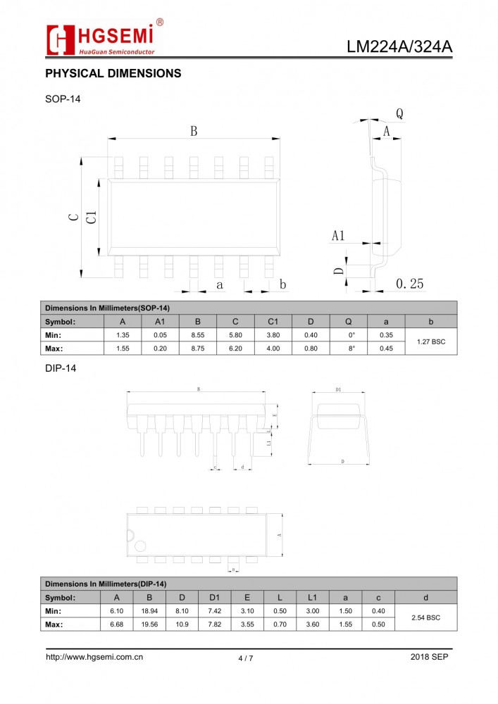 HGSEMI LM224A datasheet page 4