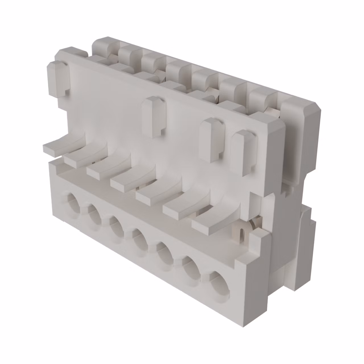 Appli-Mate RAST 2.5 Female Connector, 5.00mm Pitch, 4 Circuits, Position B, C, D and F Removed, Open Endwalls for sale