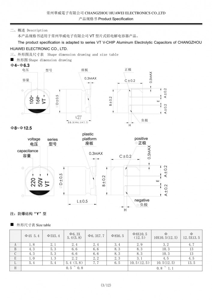 VT series datasheet page 4