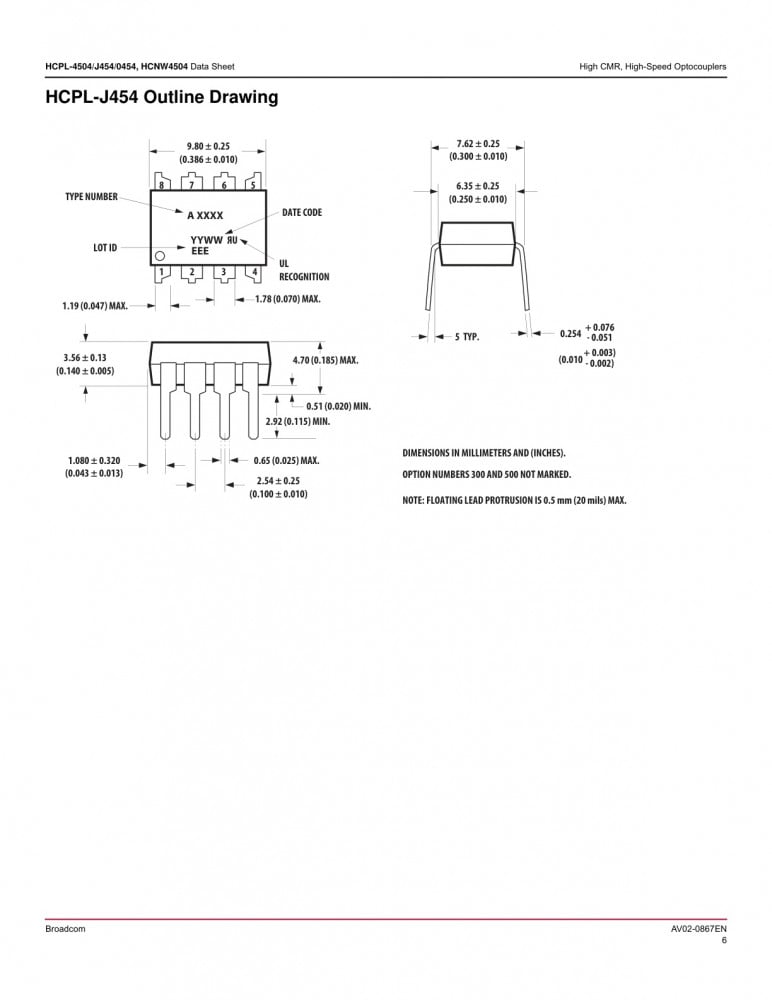 HCNW4504 datasheet page 6