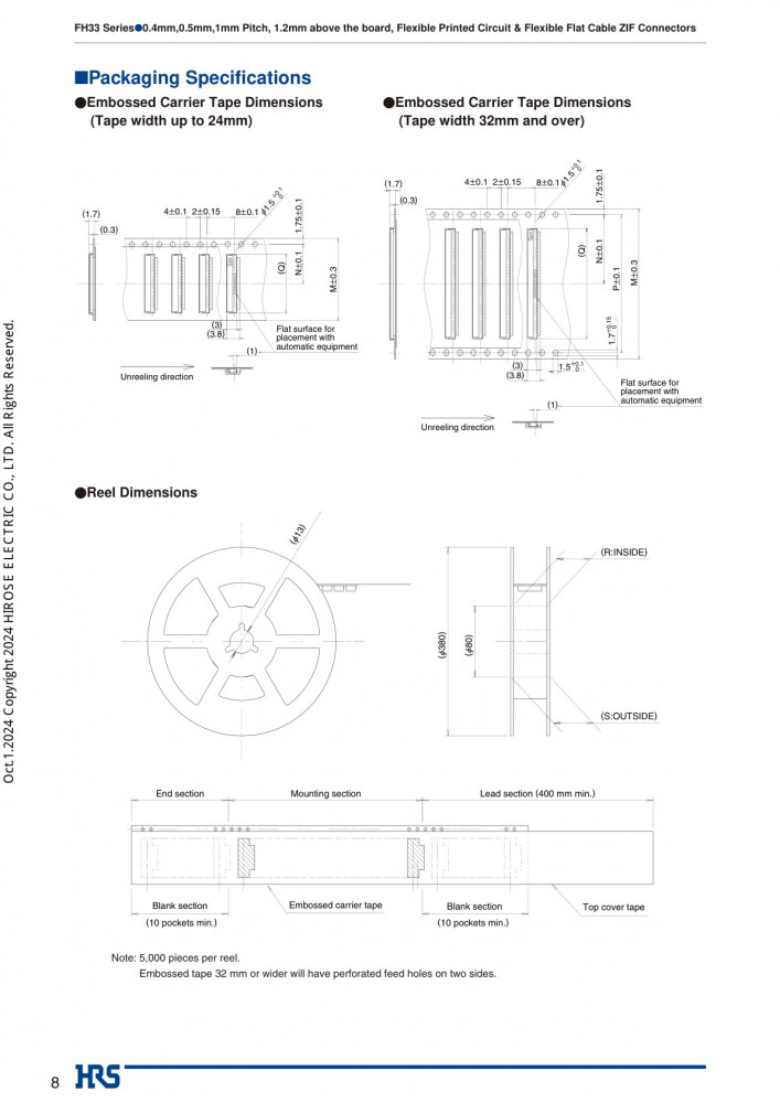 HRS FH33 datasheet page 8