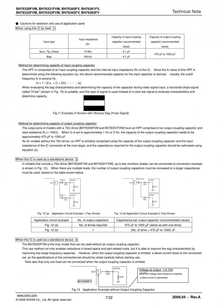 BH76362FV-E2 technical document page 7
