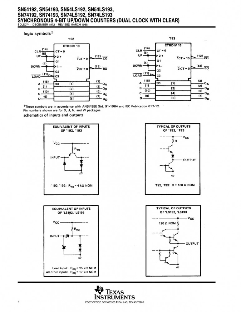 54L192DM/B datasheet page 5