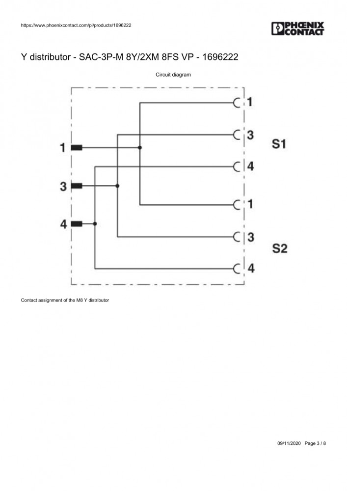 Phoenix Contact 1696222 technical data