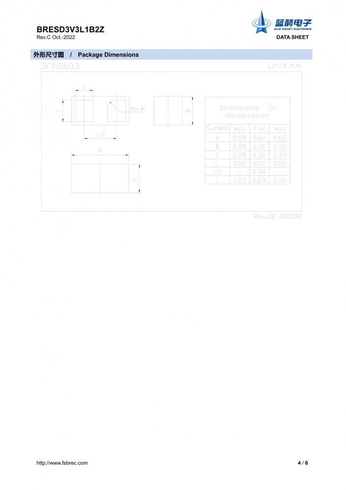BRESD3V3L1B2Z datasheet page 4