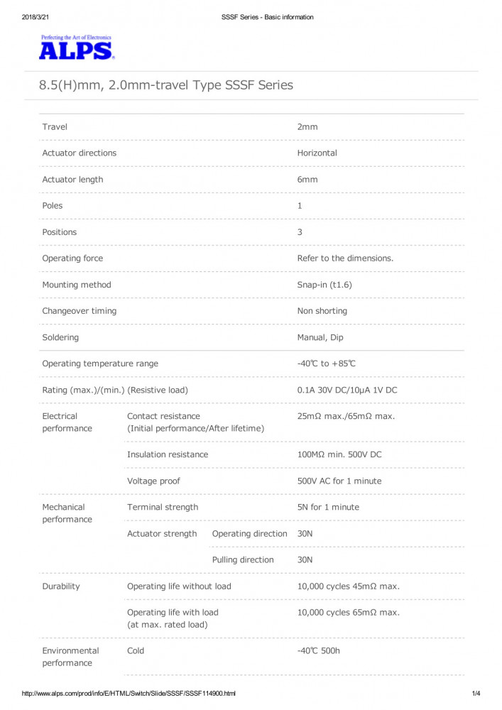 SSSF114900 product dimensions drawing