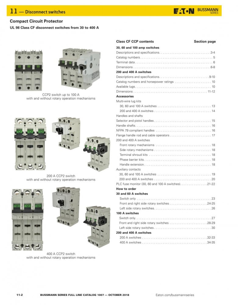 EATON technical document page 2