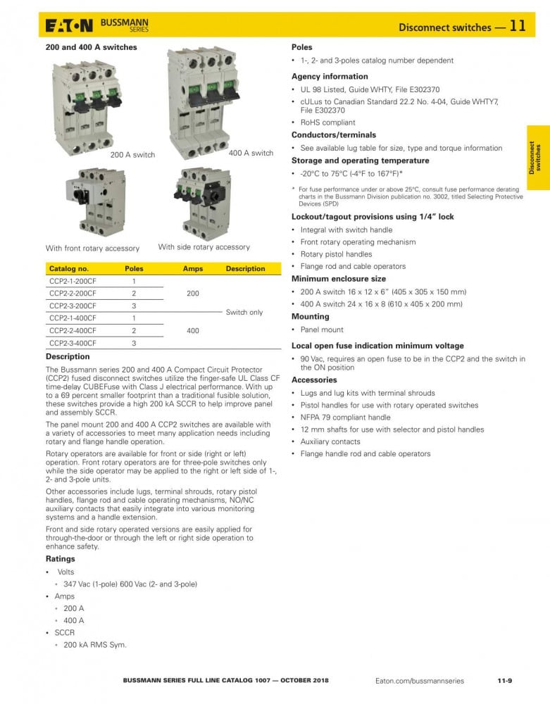EATON technical document page 9