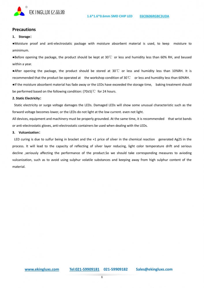 E6C0606RGBC3UDA datasheet page 8
