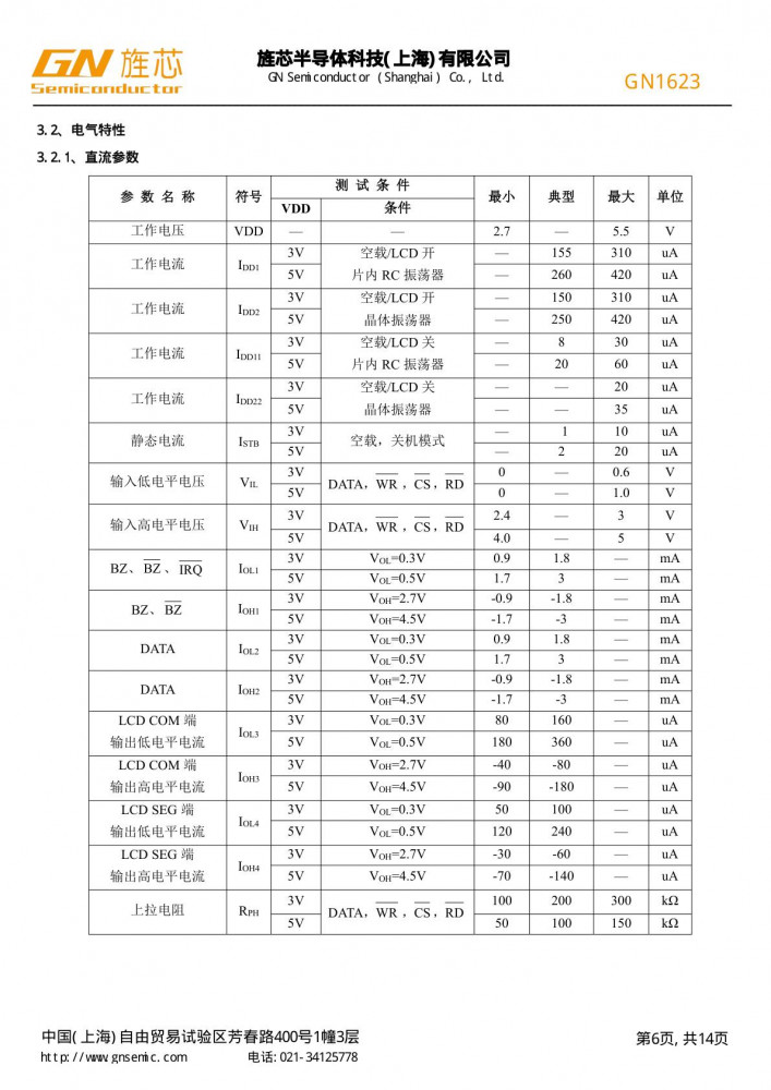 GN1623L100 datasheet page 6