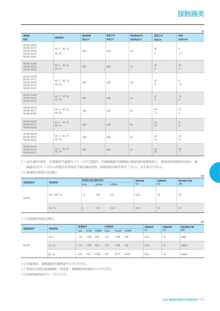 CHINT NCH8 product document page 2