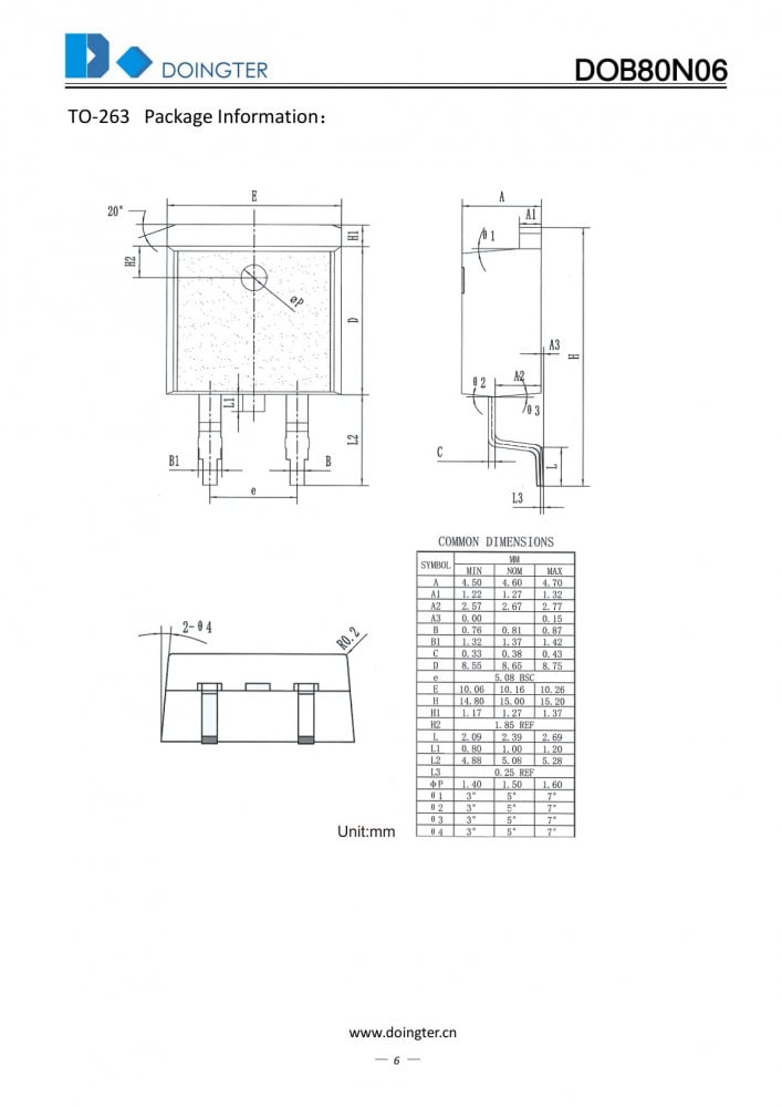 DOB80N06 datasheet page 6