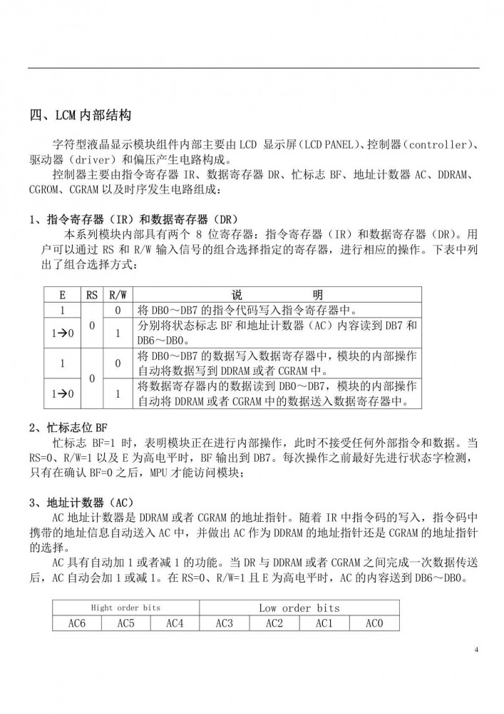 HS1602A-Y datasheet page 6