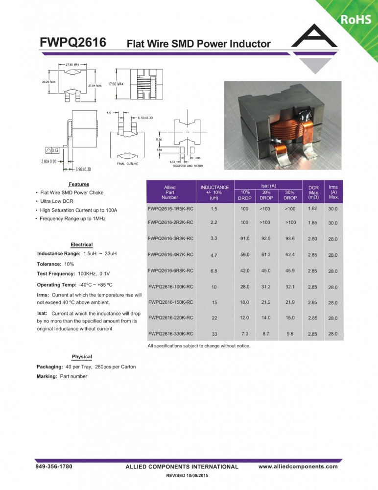 FWPQ2616-1R5K-RC product documentation image