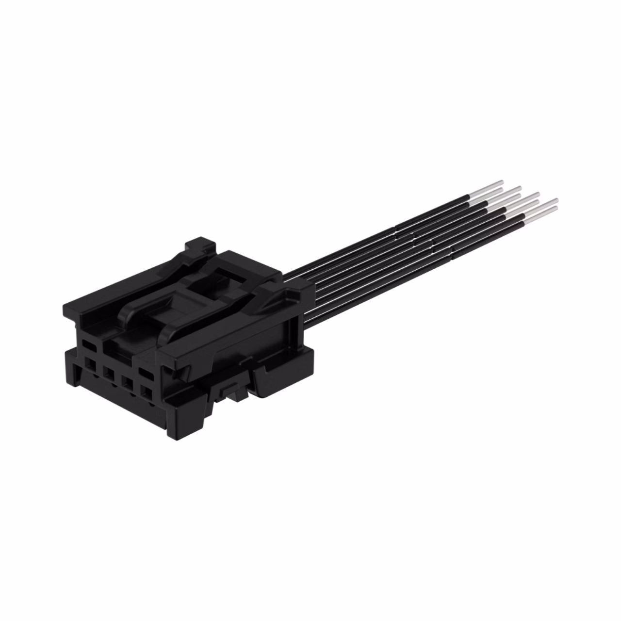 Mini50-to-Pigtail Off-the-Shelf (OTS) Cable Assembly, 2.00mm Pitch, Single Row, 150.00mm Length, 4 Circuits, Black for sale