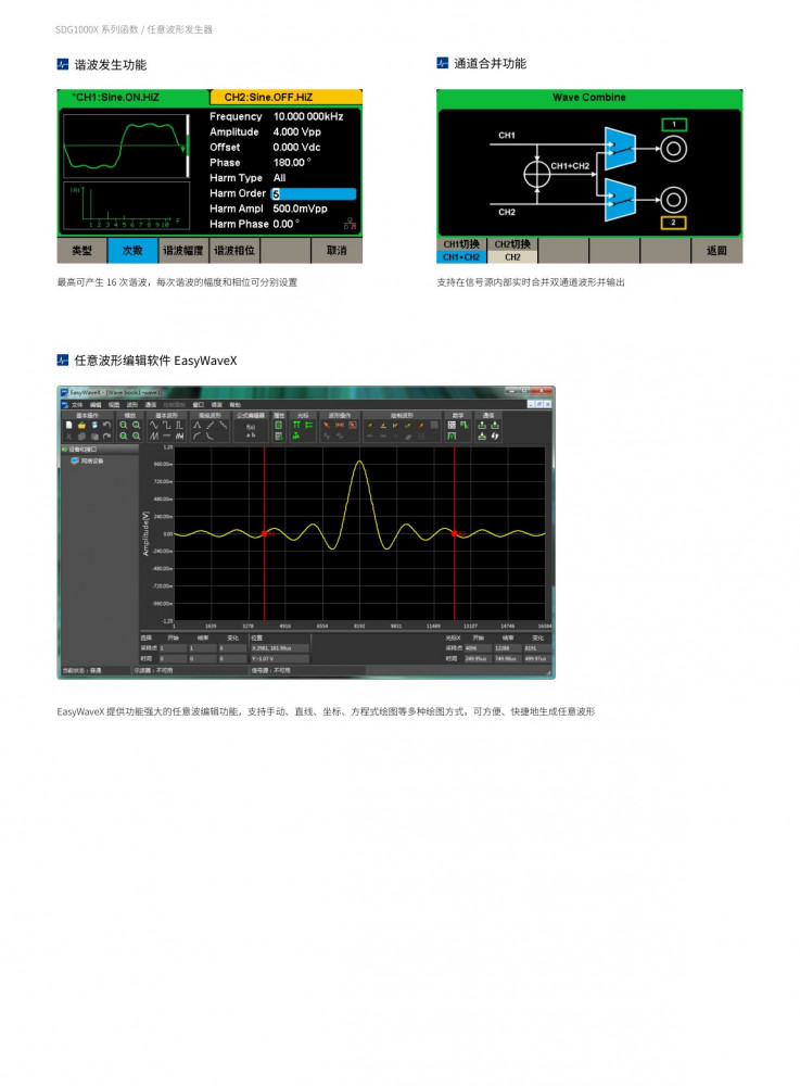 SDG1062X Plus documentation page 6