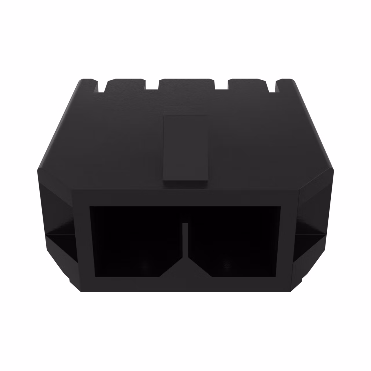 Micro-Fit+ Right-Angle Header, Through Hole, 3.00mm Pitch, Single Row, 2 Circuits, 1.52µm Matte Tin (Sn) Plating, Glow-Wire Capable, Press Clip, Black, 3.18mm PC Tail, Tray for sale