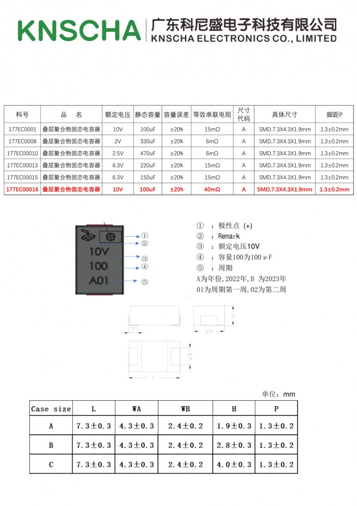 KNSCHA 177EC0008 technical document page 1