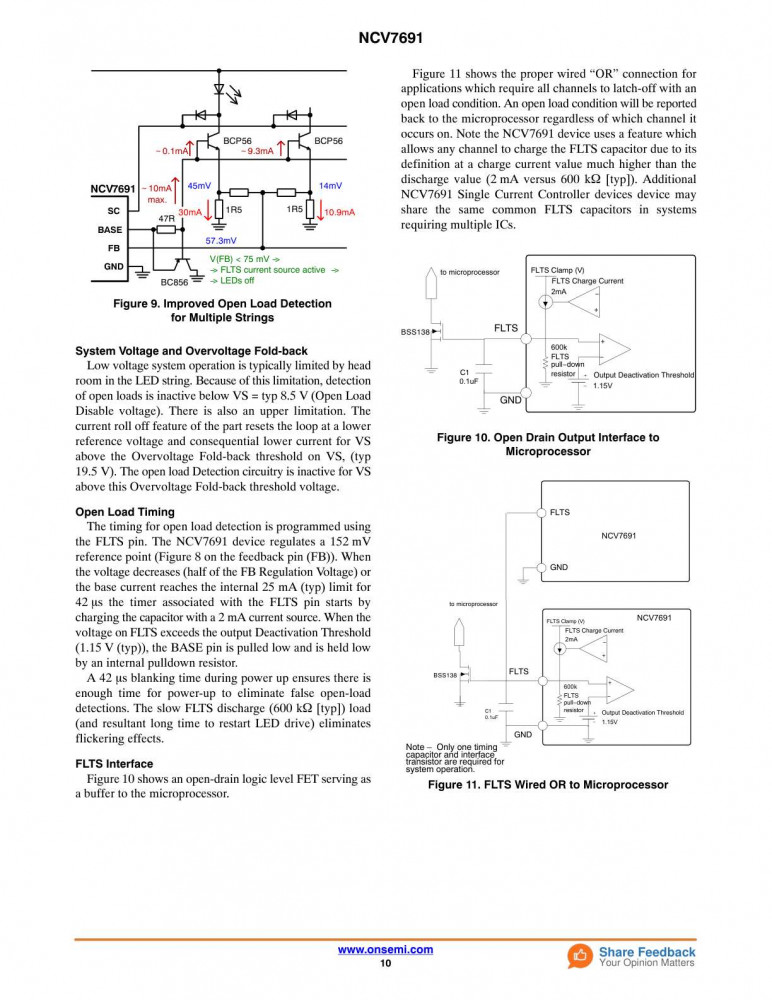 NCV7691 datasheet page 10