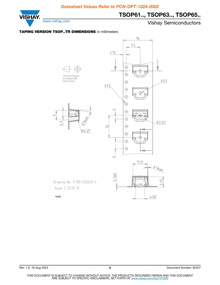TSOP6133TT datasheet page 9