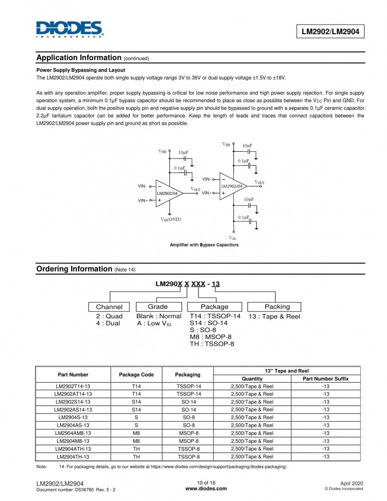 LM2902A datasheet page 10