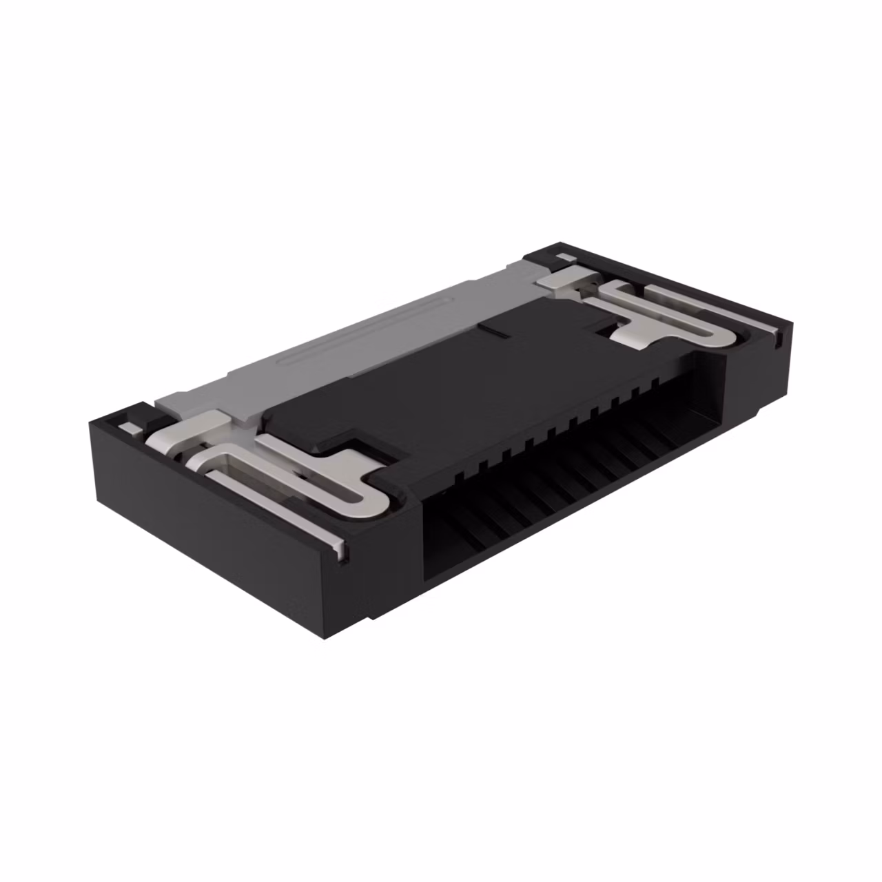 Easy-On FlexiSnap-15 FFC/FPC Connector, 0.50mm Pitch, 1.50mm Height, Dual Contact Style, Right-Angle, Surface Mount, 10 Circuits, Gold Plating for sale