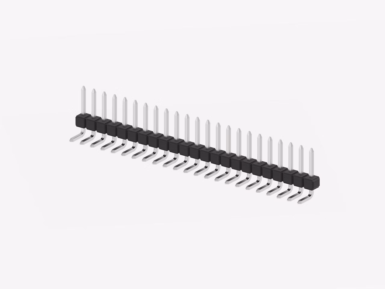KK 254 Breakaway Header, Right-Angle Surface Mount Compatible, 23 Circuits, Tin (Sn) Plating, Mating Pin Length 6.20mm, Bag for sale