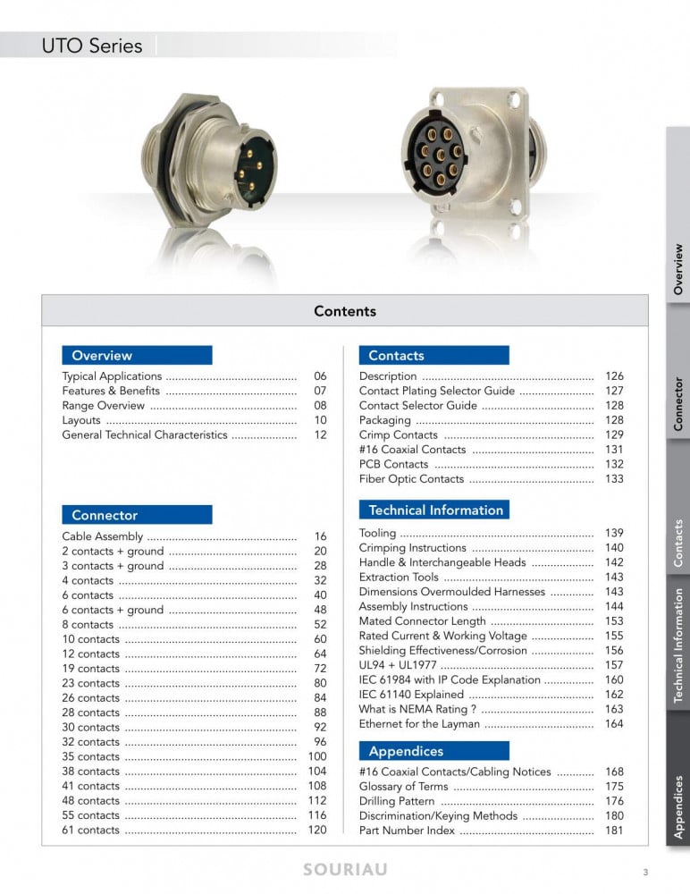 UTG614DCG catalog page 3
