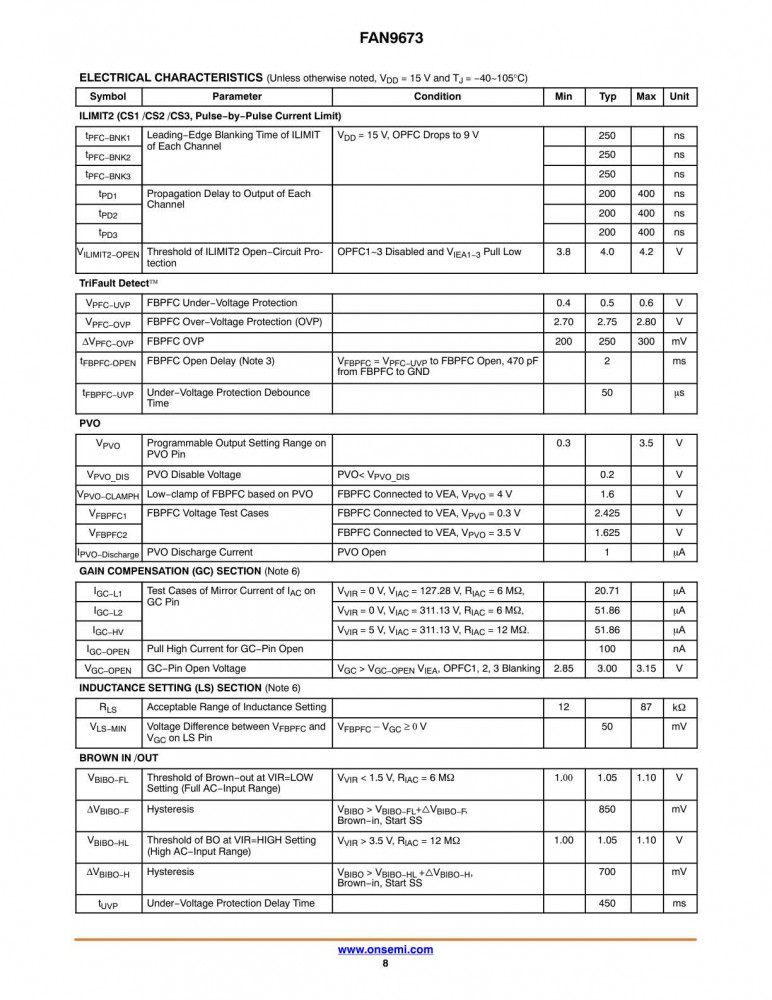 FAN9673 datasheet page 8