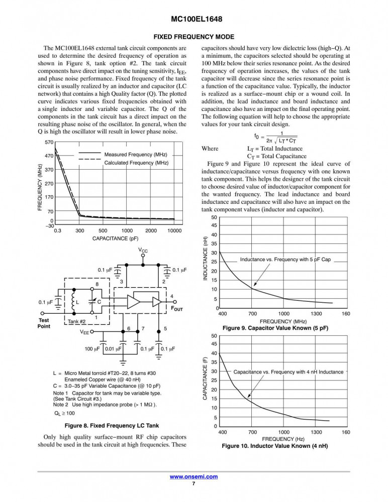 MC100EL1648 datasheet page 7