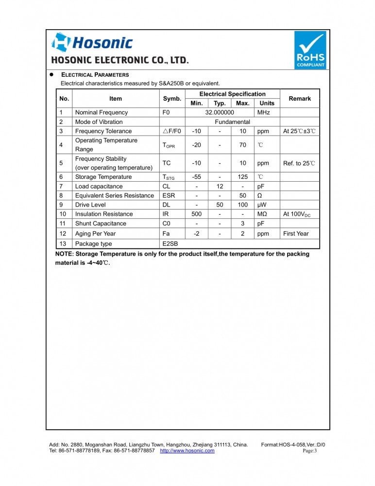 E2SB32E000005E specification page 3