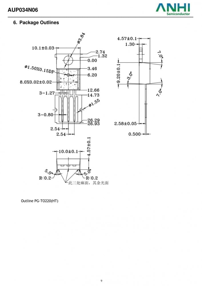 AUP034N06 datasheet page 9