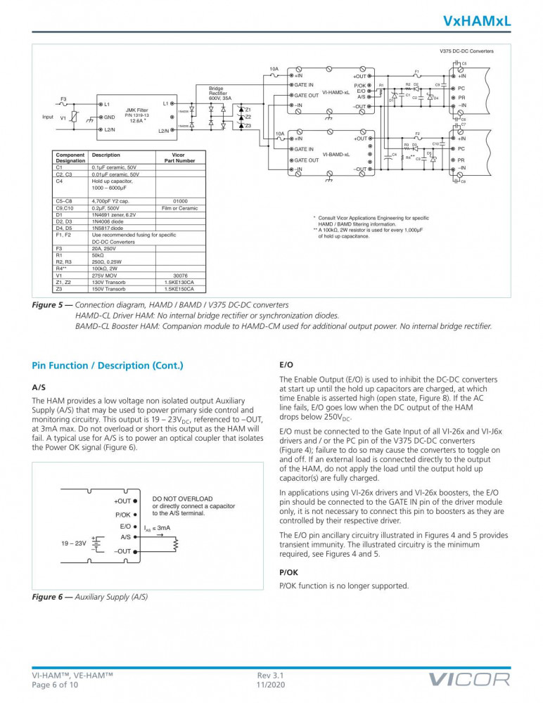 VI-HAM-EL datasheet page 6