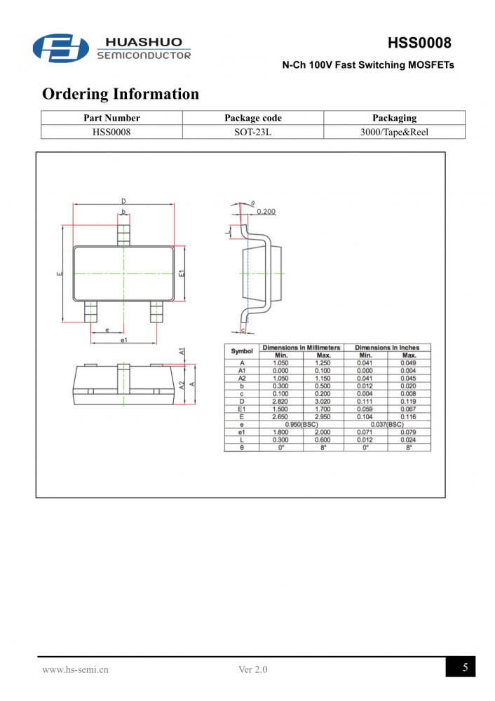 HSS0008 datasheet page 5