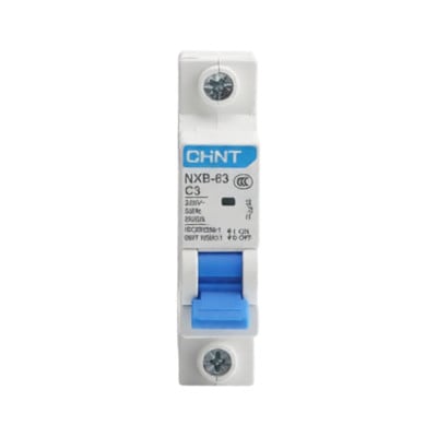 CHINT NXB-63 2P C4A Miniature Circuit Breaker