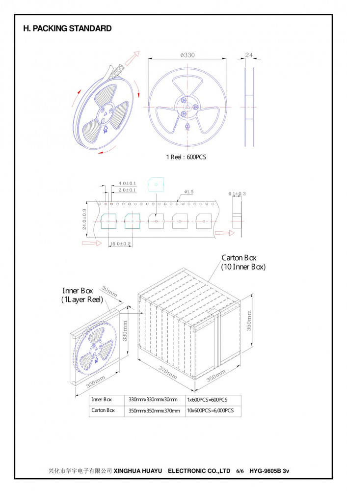 HYG-9605B 3V approval specification page 6