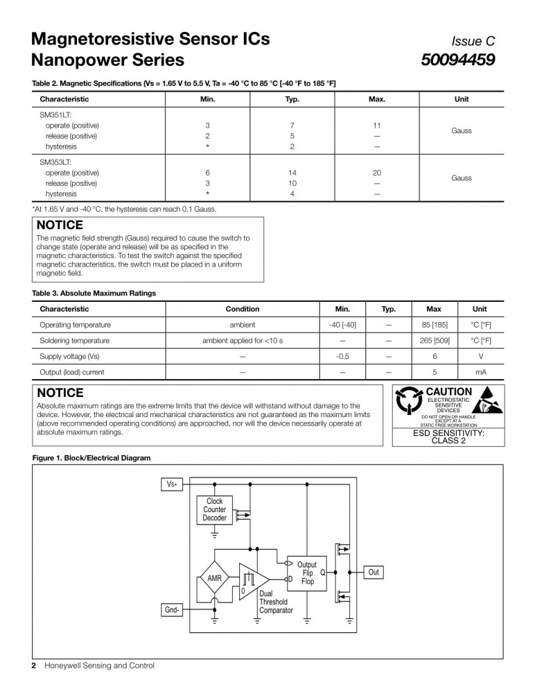 SM353LT datasheet page 2