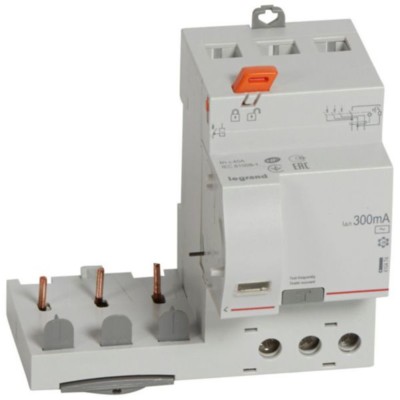 RCD Add-on module DX3 3 pole 40A type AC 300 mA for sale