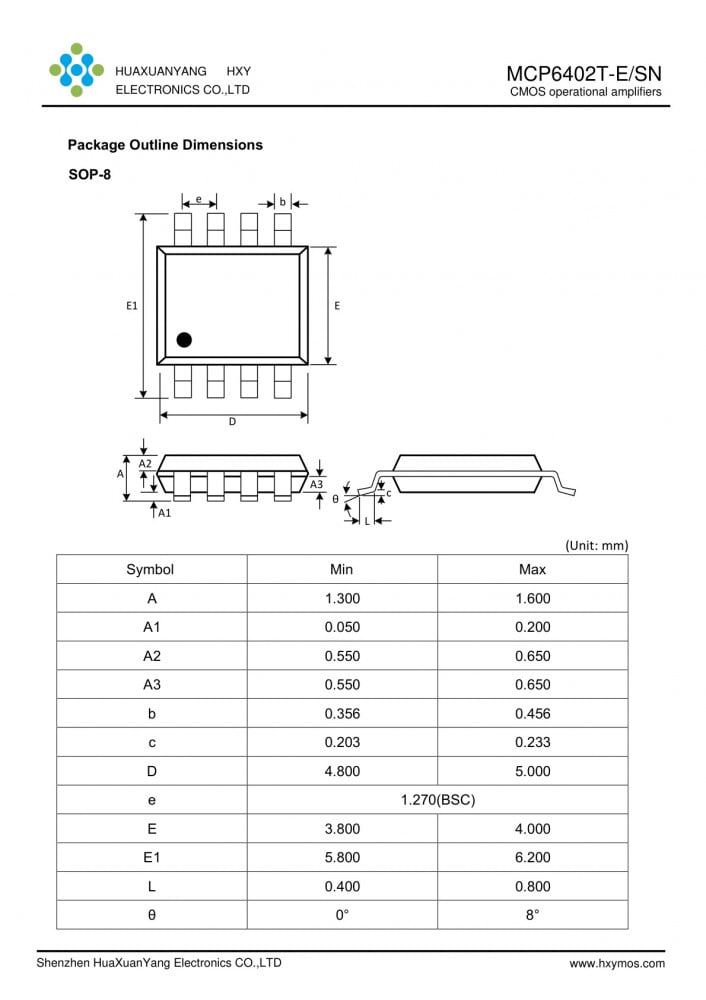 MCP6402T-E/SN datasheet page 10